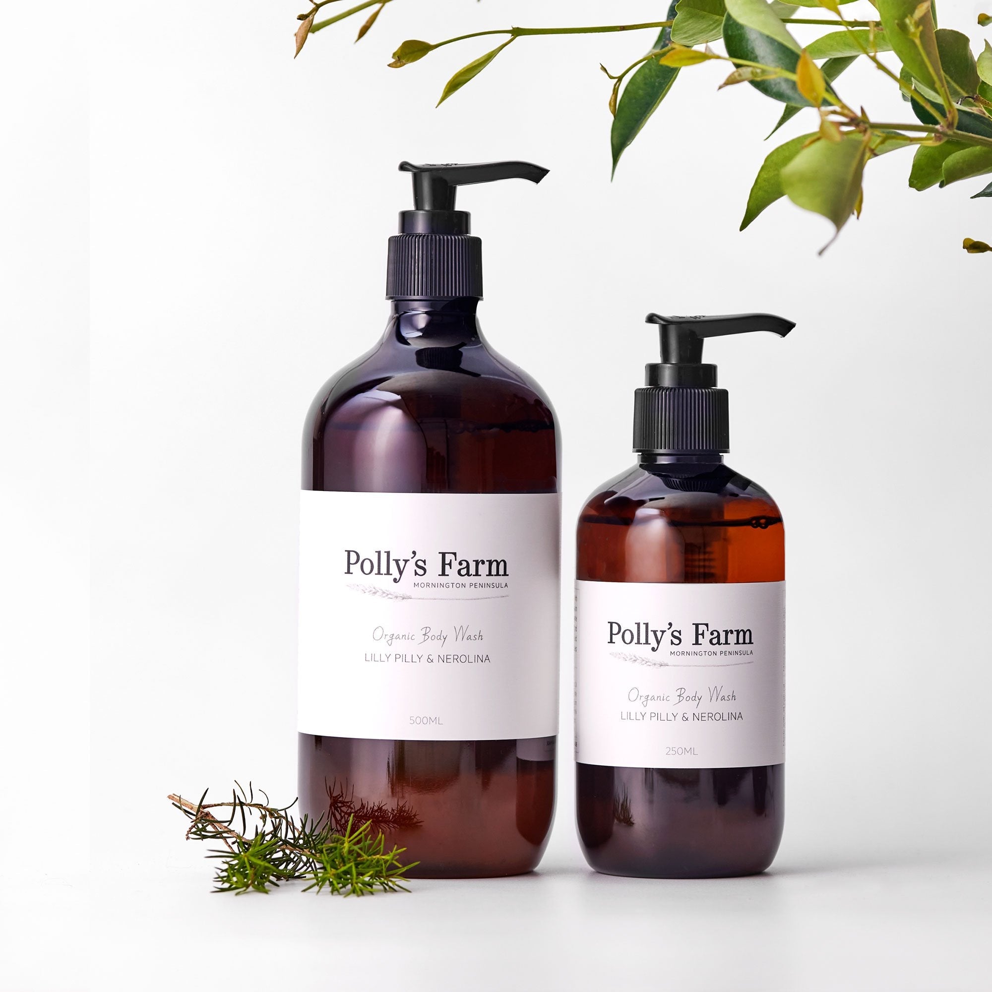 Polly's Farm Organic Lilly Pilly & Nerolina Body Wash